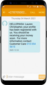 Receive money to South Africa from overseas - Hello Paisa